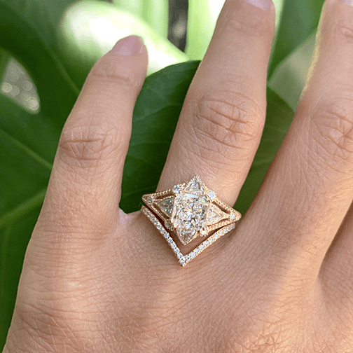 Shop Compass Diamond Engagement Ring - Deco Fine Jewelry! - Giacomelli