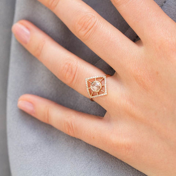 The Supernova Ring - Rose Cut Diamond | Giacomelli Jewelry