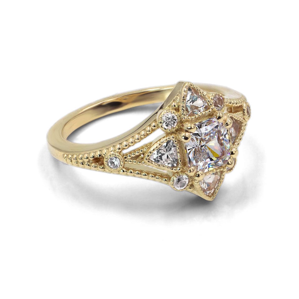 Shop Compass Diamond Engagement Ring - Deco Fine Jewelry! - Giacomelli